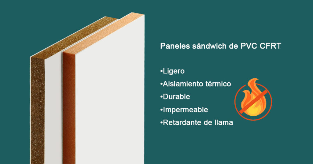 Panel Emparedado CFRT + PVC - Fabricante de paneles compuestos